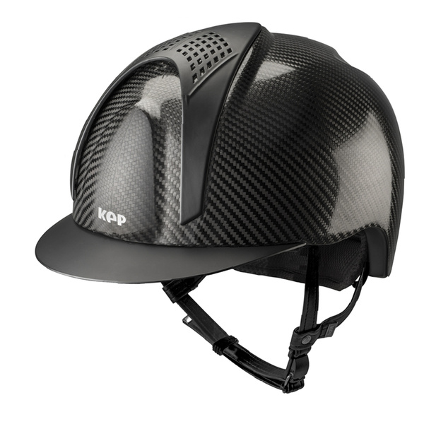 Kask KEP Carbon Helmet E-Light Shine / 2 Black Matt Inserts - Black ...