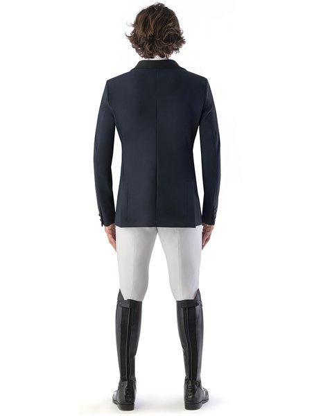 Męski frak Ego7 Be Air Elegance - granatowy Granat | Jeździec \ Fraki \ Skokowe (krótkie ...