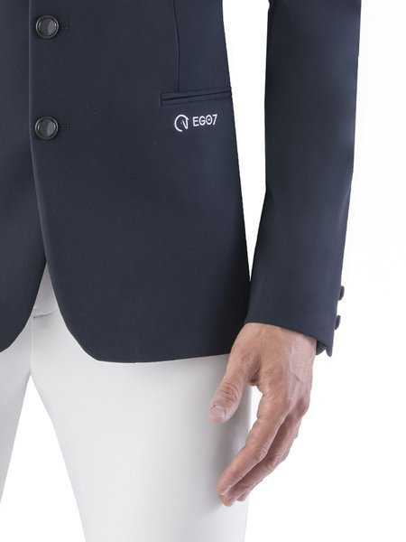 Męski frak Ego7 Be Air Elegance - granatowy Granat | Jeździec \ Fraki \ Skokowe (krótkie ...